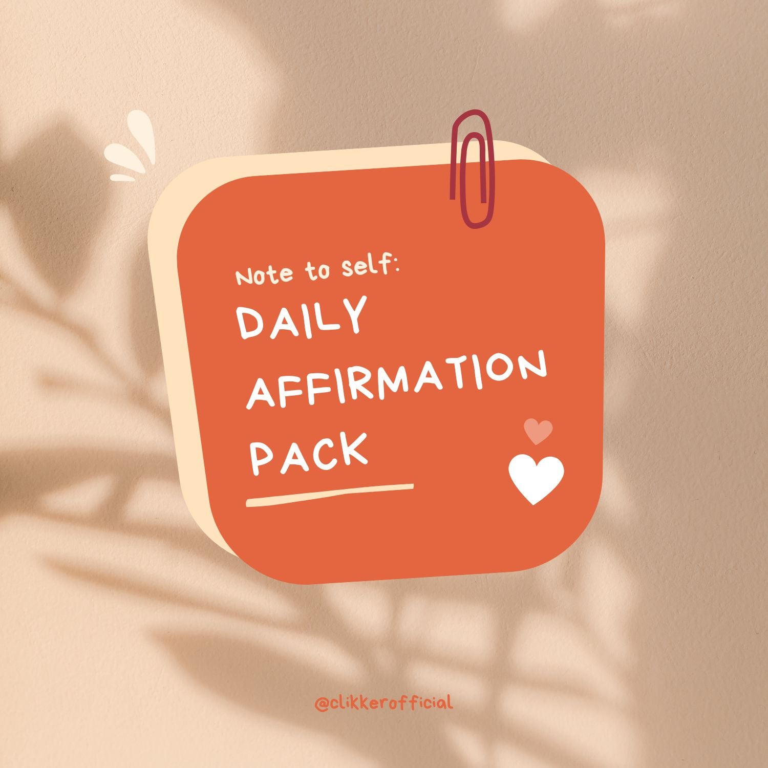 Daily Affirmation Pack – Clikker